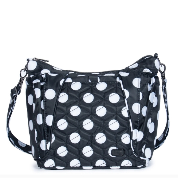 lug | Bags | Salelug Shuffle Mini Se Crossbody Bag Black Large Dot ...